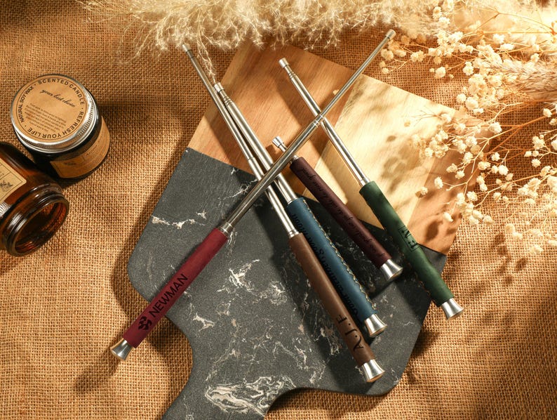 Custom Engrave Fire Blower With Leather Sheath, Personalized Fire ...