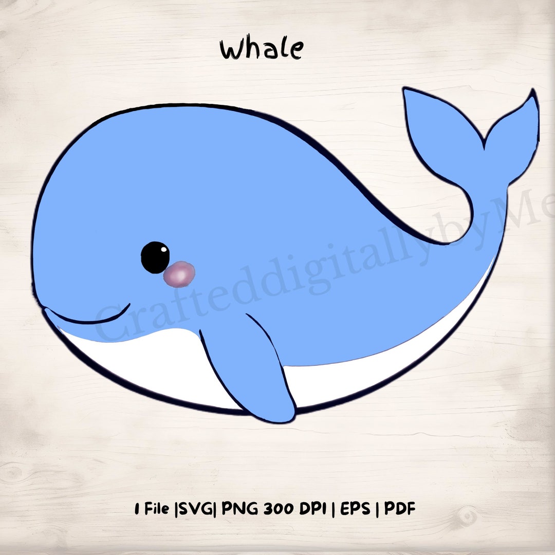 Wal SVG, Wal pngs, Wal Clipart, Wale, Meerestier, Babyzimmer, Babyparty ...