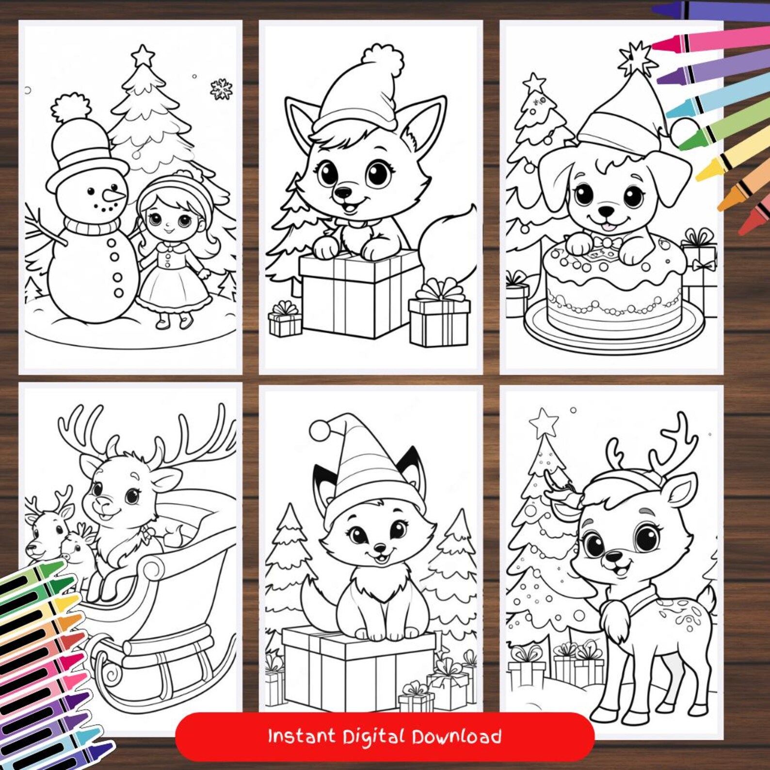 Christmas Coloring Pages, Christmas Printable, Christmas Games ...