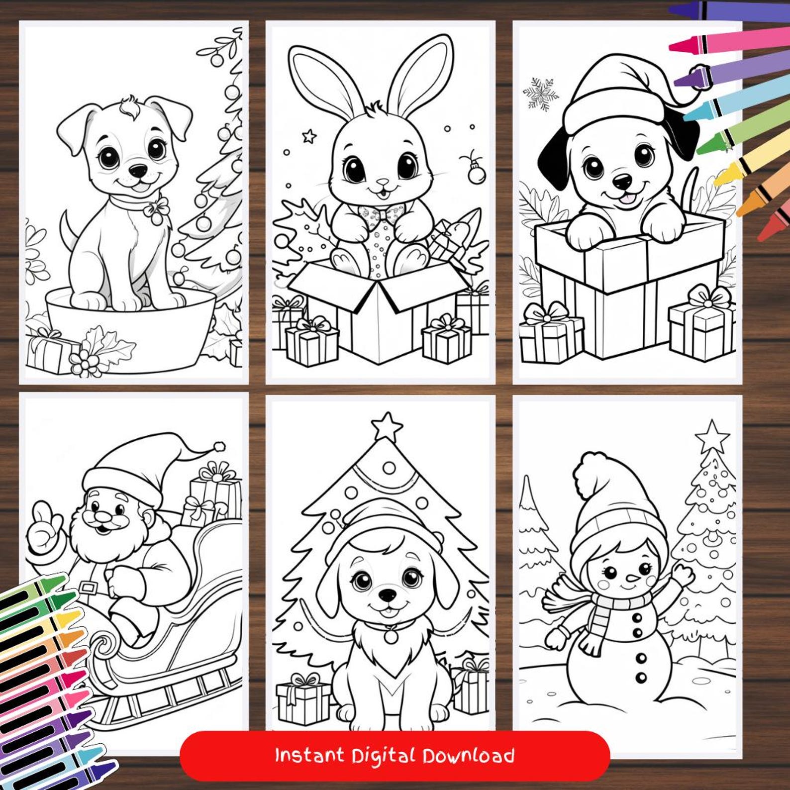 Christmas Coloring Pages, Christmas Printable, Christmas Games ...