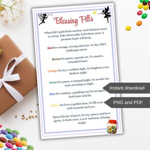 Gift Tags, M&ms Blessing Pills, Printables Tags, Gifts Treats Teacher ...