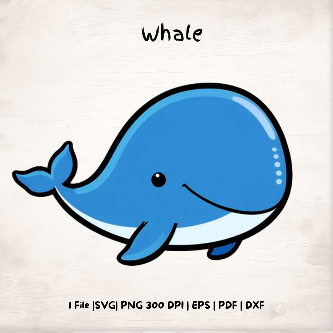 Whale SVG, Whale Pngs, Whale Clipart, Whales ,sea Animal, Baby Nursery ...