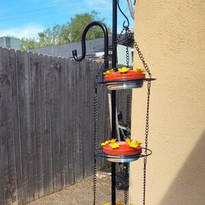 Detachable and Stackable Design Hummingbird Feeder W/ Metal Frame 3 ...