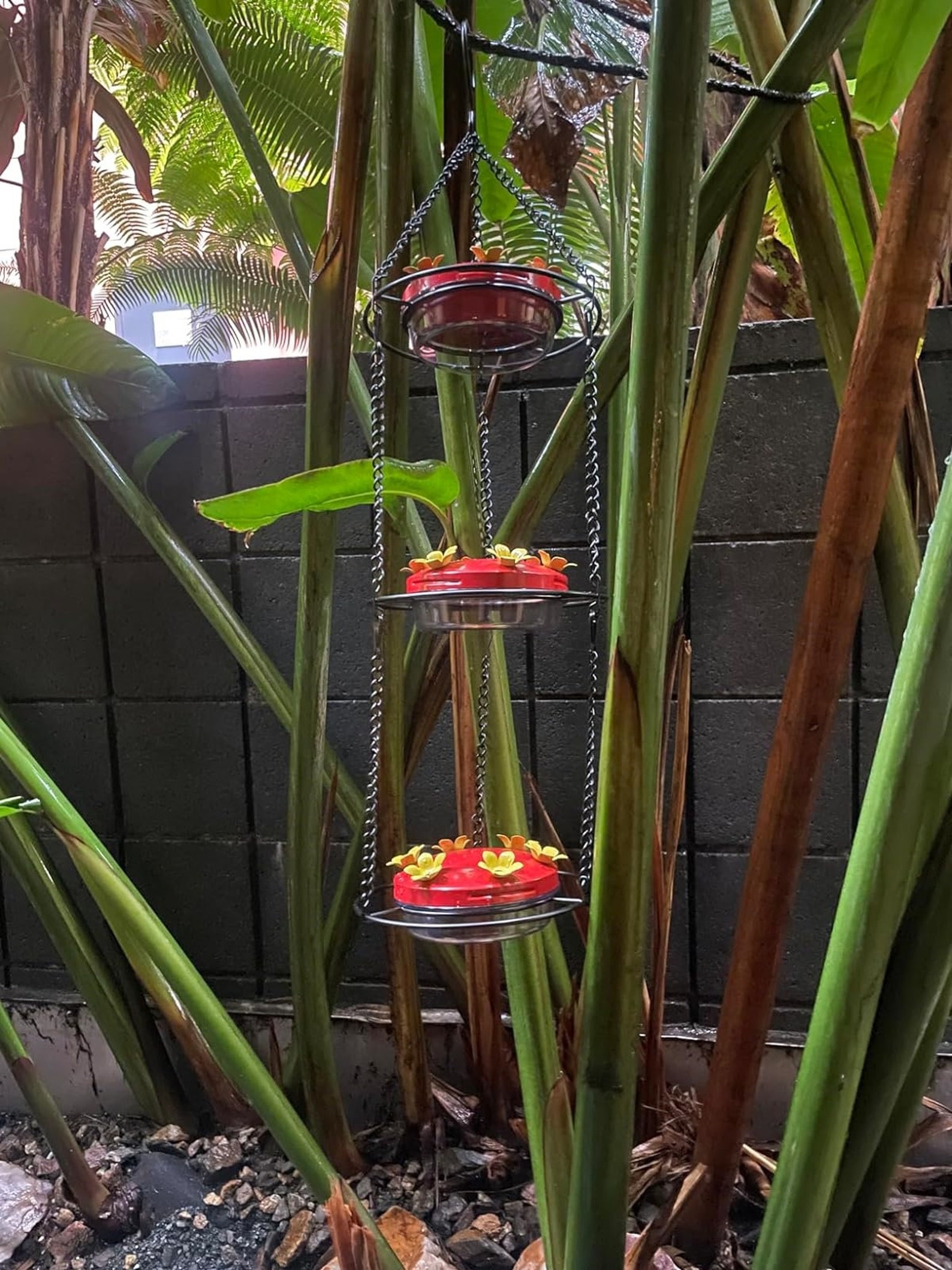 Detachable and Stackable Design Hummingbird Feeder W/ Metal Frame 3 ...