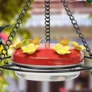 Detachable and Stackable Design Hummingbird Feeder W/ Metal Frame 3 ...