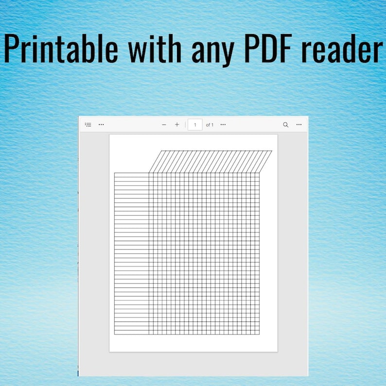 Printable Tracking Grid: Editable Check off Sheet (PDF, Excel, Google ...