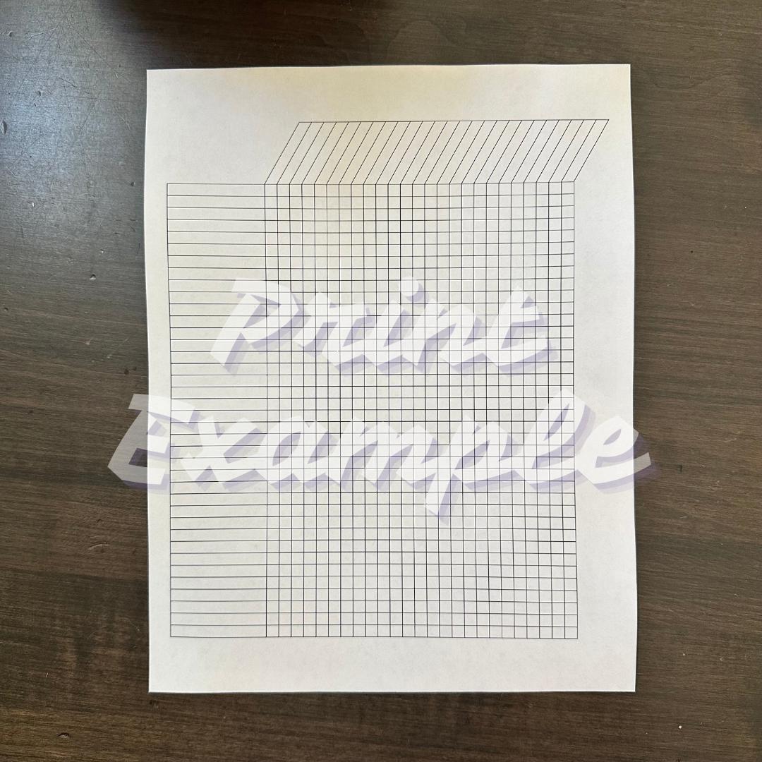 Printable Tracking Grid | Check off Sheet | Tracking Sheet | Logic ...