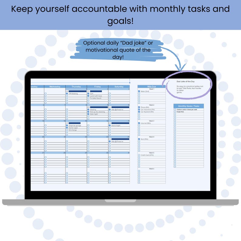 2026 Monthly Planner: Editable Google Sheets Calendar Template - Etsy