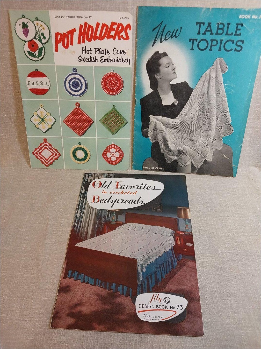 Vintage Crochet Instruction Booklets Early 1940s and Early 1950s - Etsy