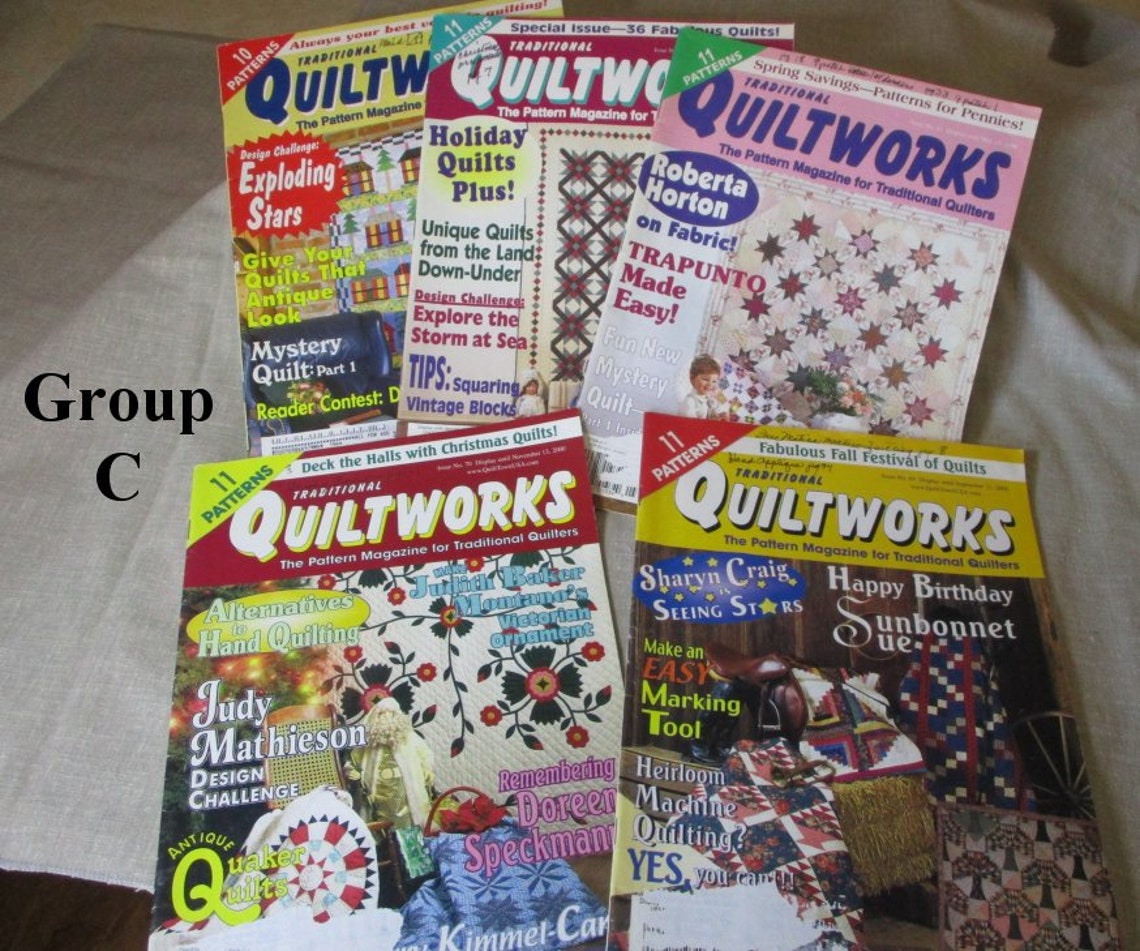 VTG Quilt Magazines From 1990s and Early 2000s 5 Issues per Group - Etsy