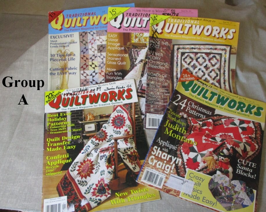 VTG Quilt Magazines From 1990s and Early 2000s 5 Issues per Group - Etsy