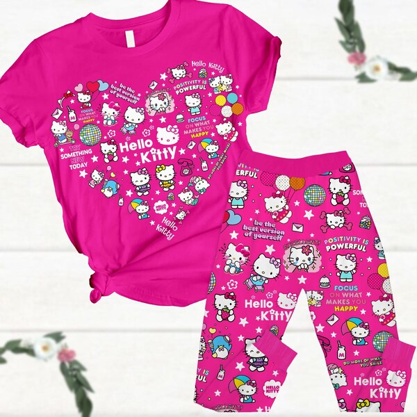 Matching Kitty Pajamas - Etsy UK
