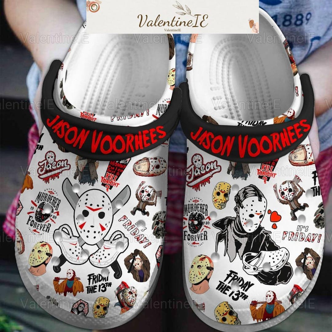 Halloween Jason Voorhees Shoes, Friday the 13th Shoes, Horror Movie ...