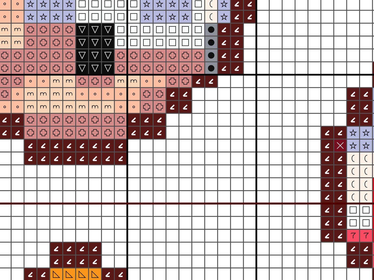 Mario Power up Cross Stitch Pattern PDF Downloadable Video Game Super ...