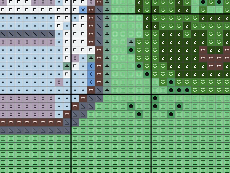 Poke Center Cross Stitch Pattern PDF Downloadable Video Game Gaming ...