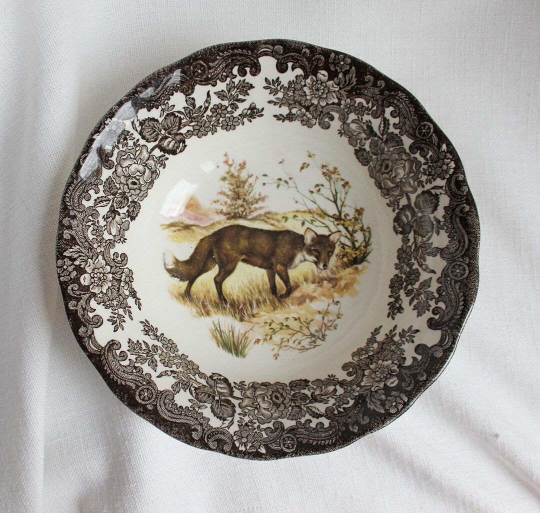 Royal Worcester Spode Fox Bowl: Vintage English Ironstone, Hunting ...