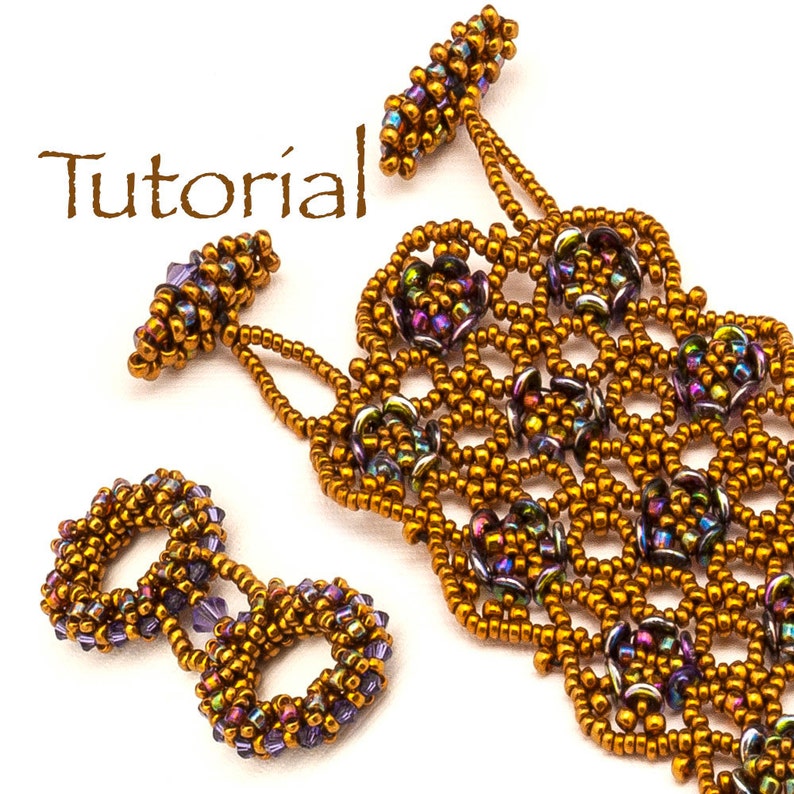 Beaded Bracelet Pattern With O Beads Rosemoor Lace Bracelet Digital ...