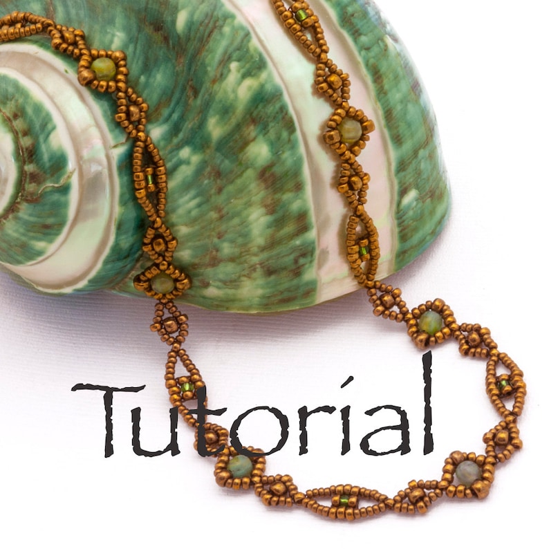 Seed Bead Tutorial Karen Necklace, Bracelet, or Anklet Chain - Etsy