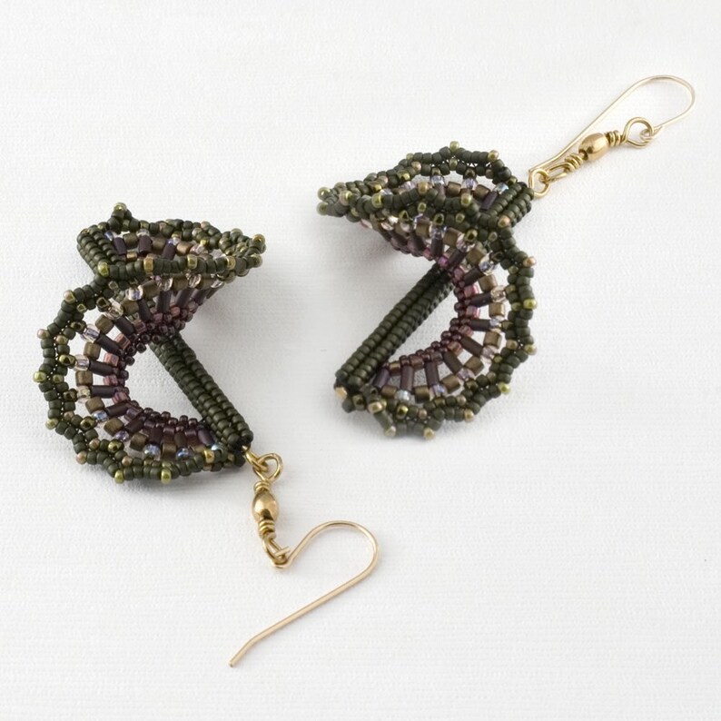 Beaded Earrings Tutorial Wind Dancer Digital Download - Etsy