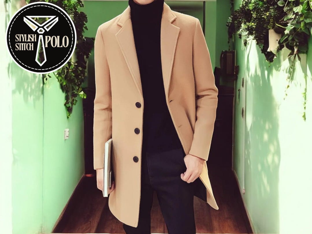Men’s Tailored Overcoat | Business Casual Style | Professional Everyday ...
