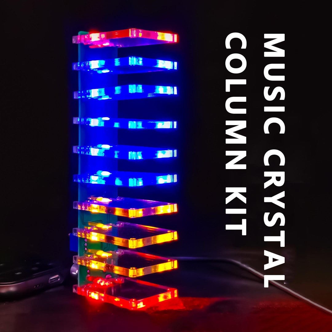 DIY STEM Project Kit - Music Controlled Spectrum Light Column ...