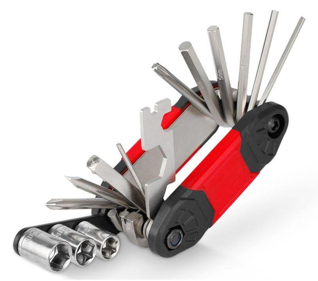 Bicycle Multitool Set, Tool & Wrench Combo Compact, Practical and Handy ...