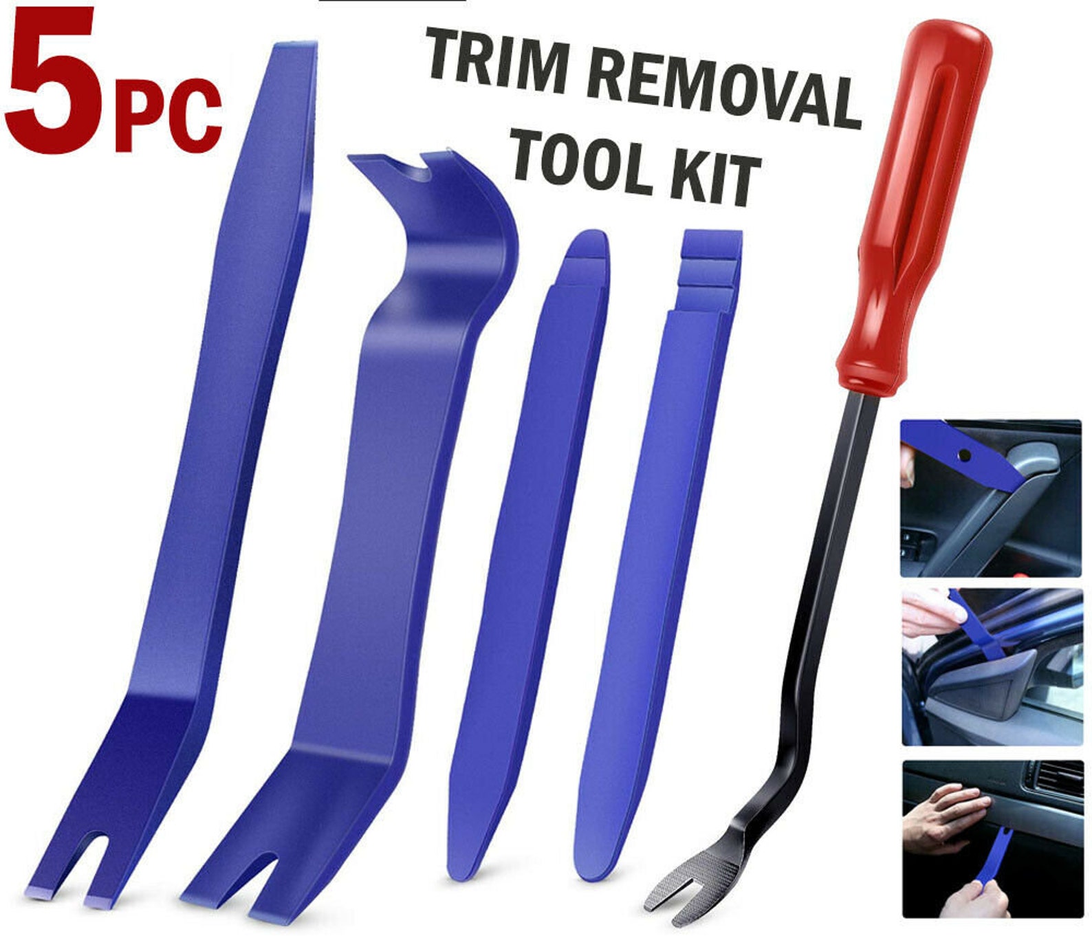 Complete Auto Trim Tool Kit Door Panel, Car Clips, Push Rivets No ...