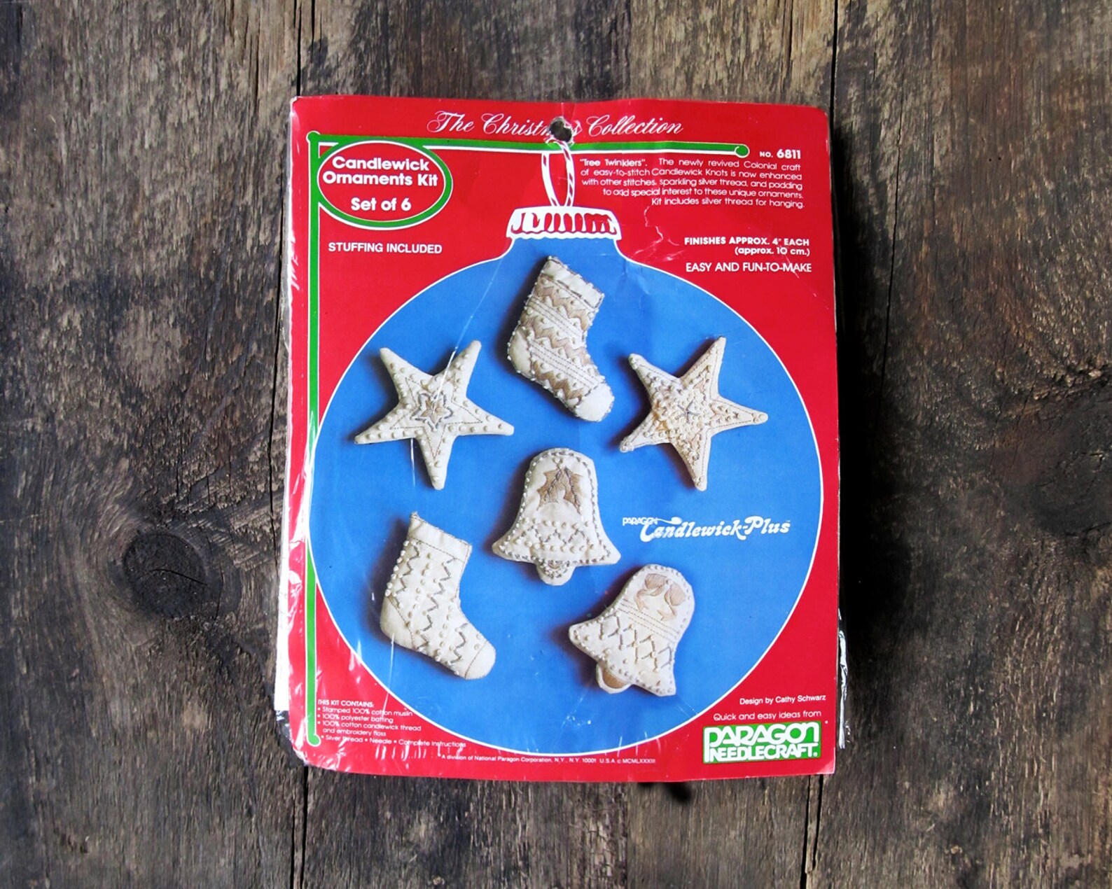 Vintage Paragon Needlecraft Tree Twinklers Christmas Ornament Kit - Etsy