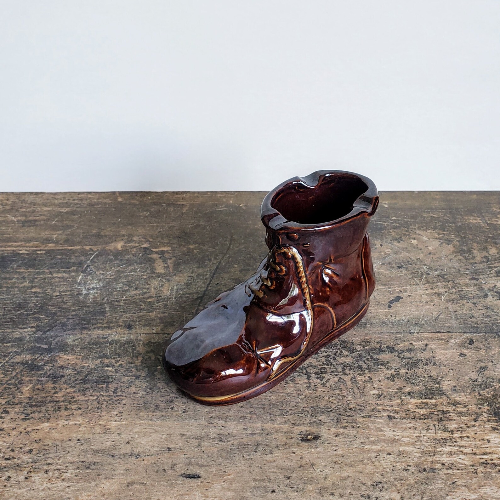 Vintage Ceramic Boot Ashtray by Ross Products | Etsy