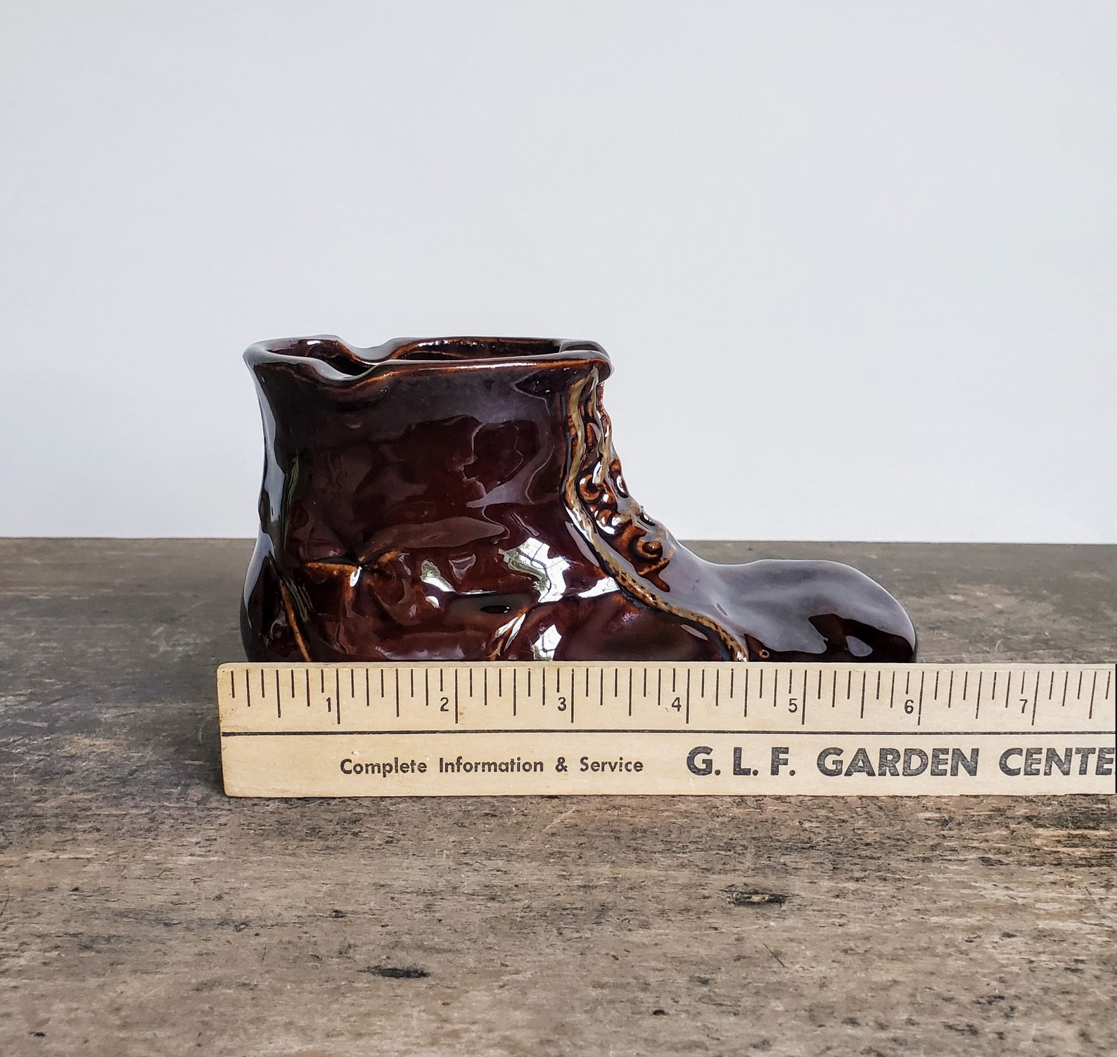 Vintage Ceramic Boot Ashtray by Ross Products | Etsy