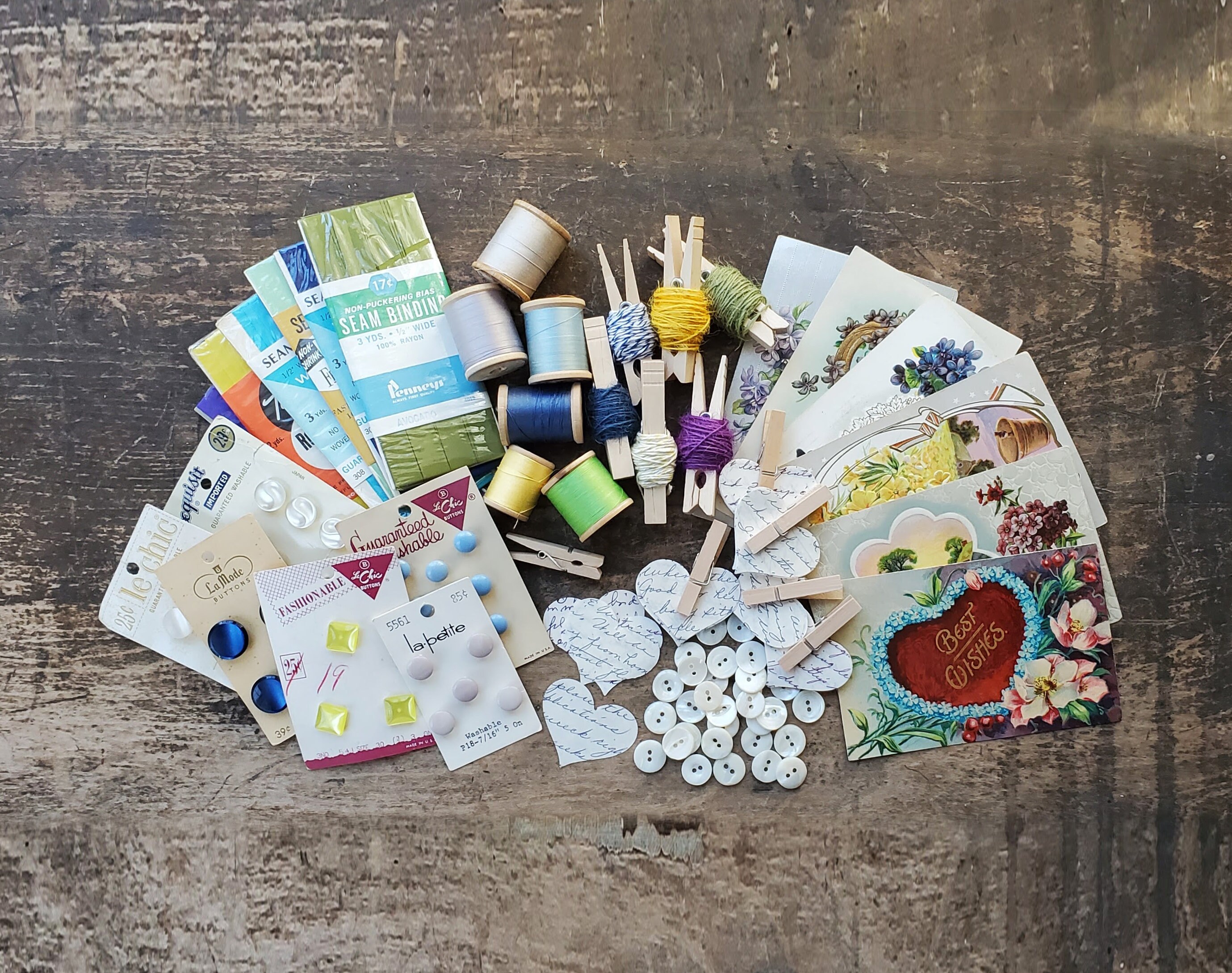 Vintage Craft Supplies Large Collection | Etsy