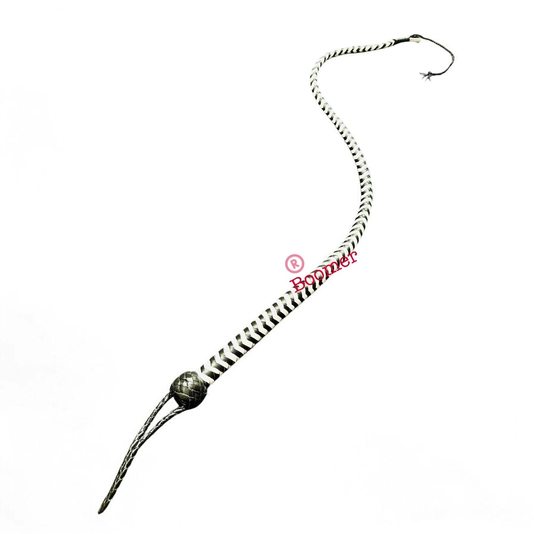 Snake Bullwhip Slave Whipping 4 Feet Long 12 Plait Genuine Leather BDSM ...