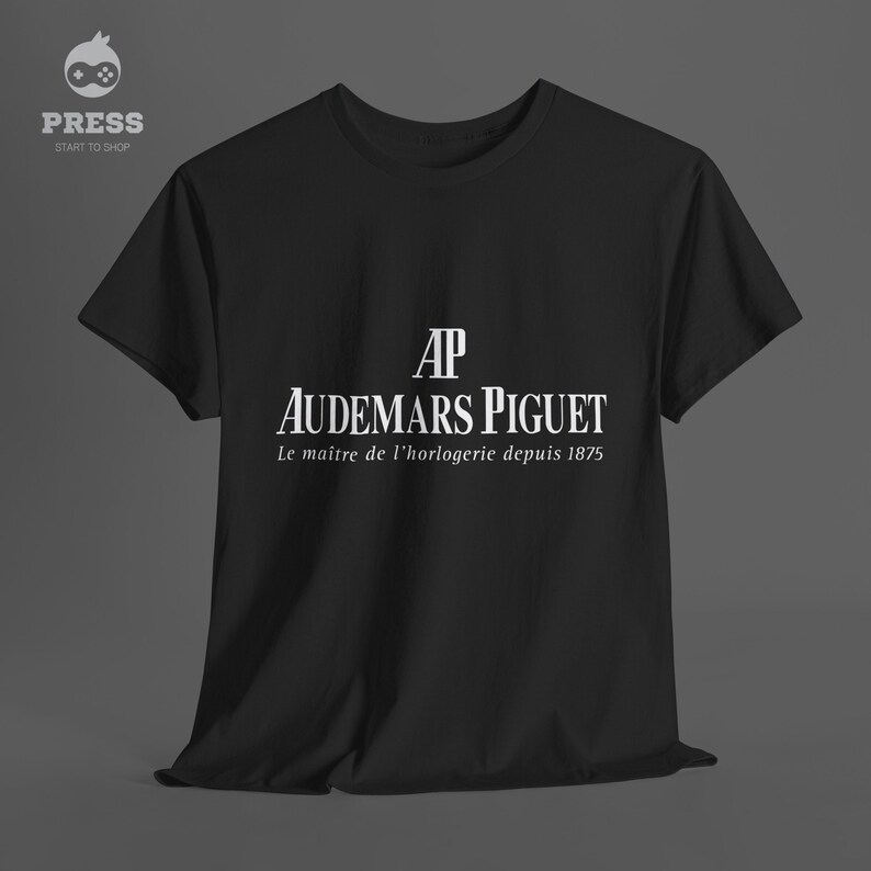 Audemars Piguet Logo Black and White Unisex Heavy Cotton Tee - Etsy