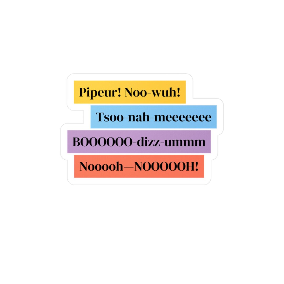 White Lotus Sticker - "piper Nooo!"- Parker Posey as Victoria Ratliff ...