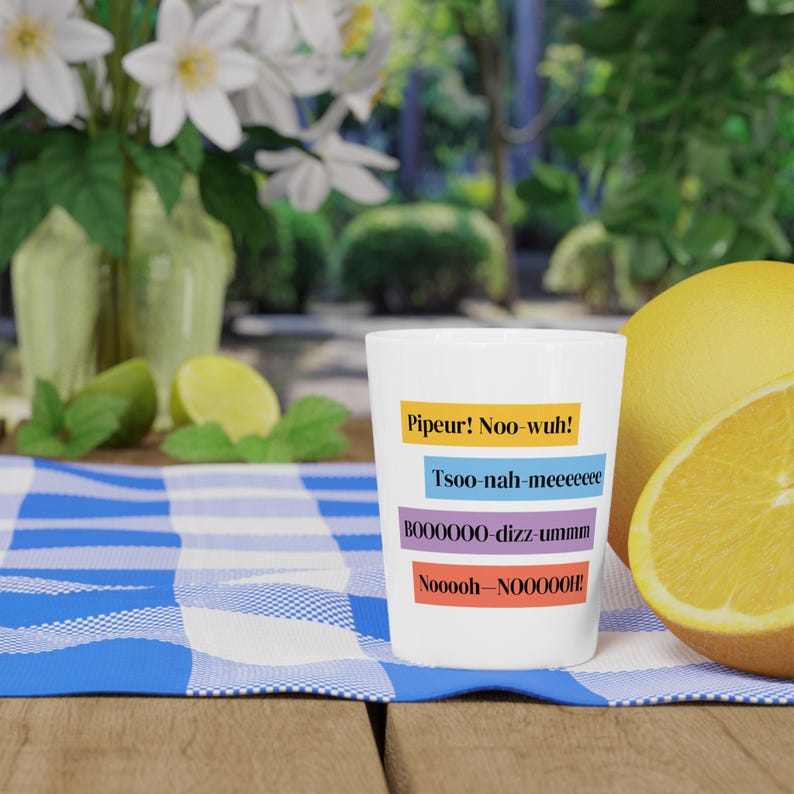 White Lotus Shot Glass - "piper Nooo!" Victoria Ratliff Parker Posey ...