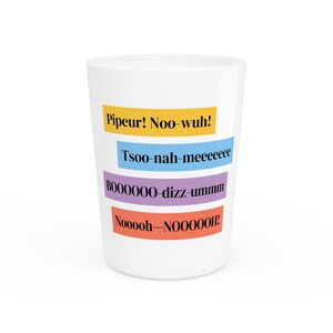 White Lotus Shot Glass - "piper Nooo!" Victoria Ratliff Parker Posey ...
