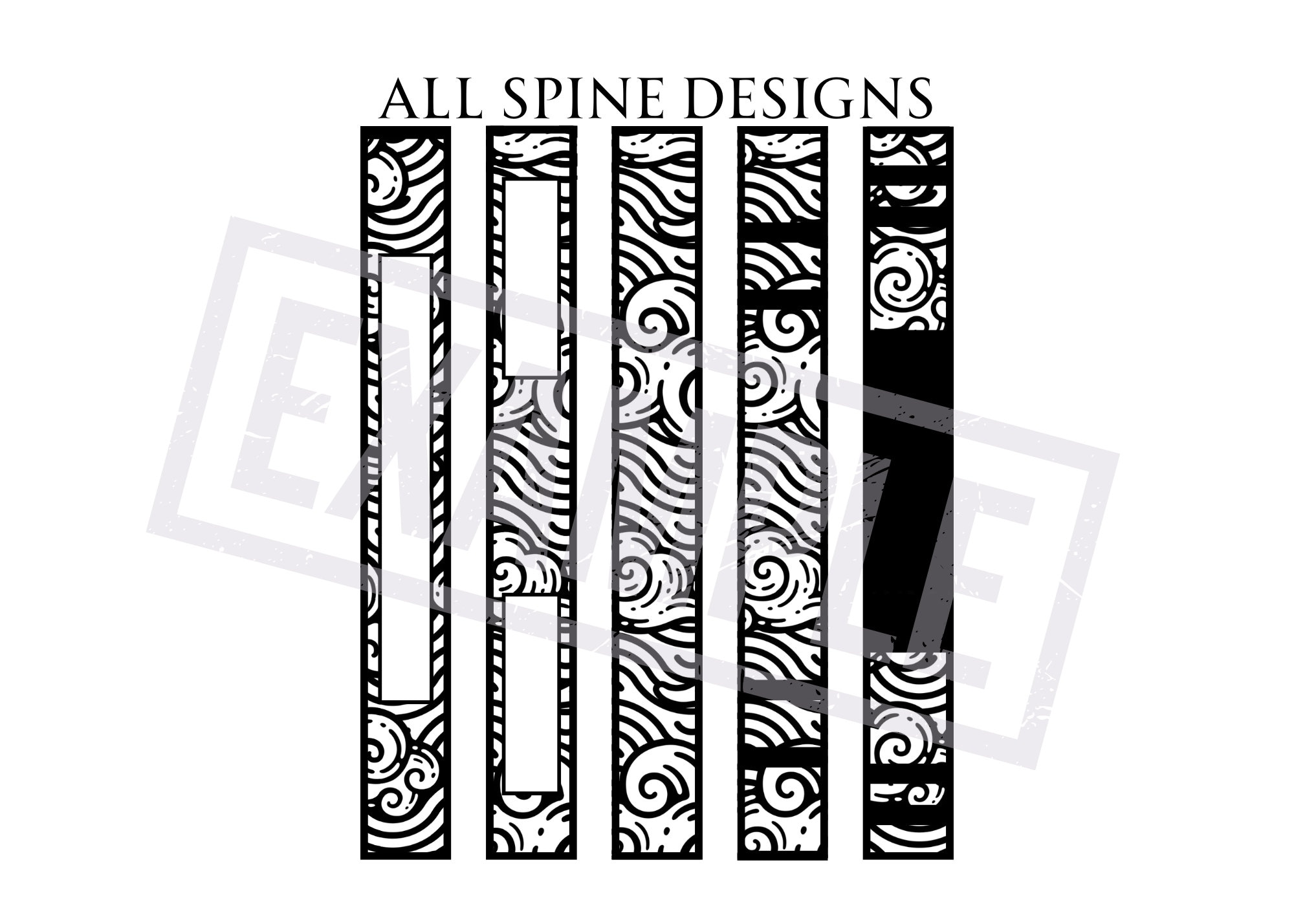 Cloud V1 Customizable Book Cover Design for Bookbinding, Vinyl Book ...