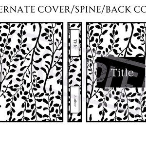Leaf V2 Customizable Book Cover Design, Vinyl Book Cover Design, Cover ...