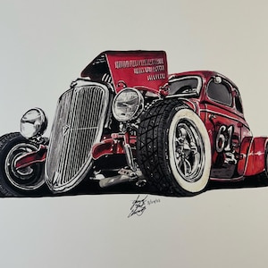 33’ Ford Coupe Hot Rod - Etsy