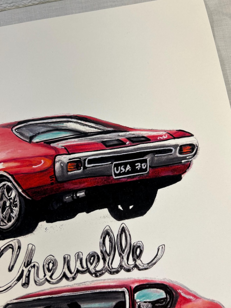 1970 Chevy Chevelle SS - Etsy
