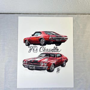 1970 Chevy Chevelle SS - Etsy