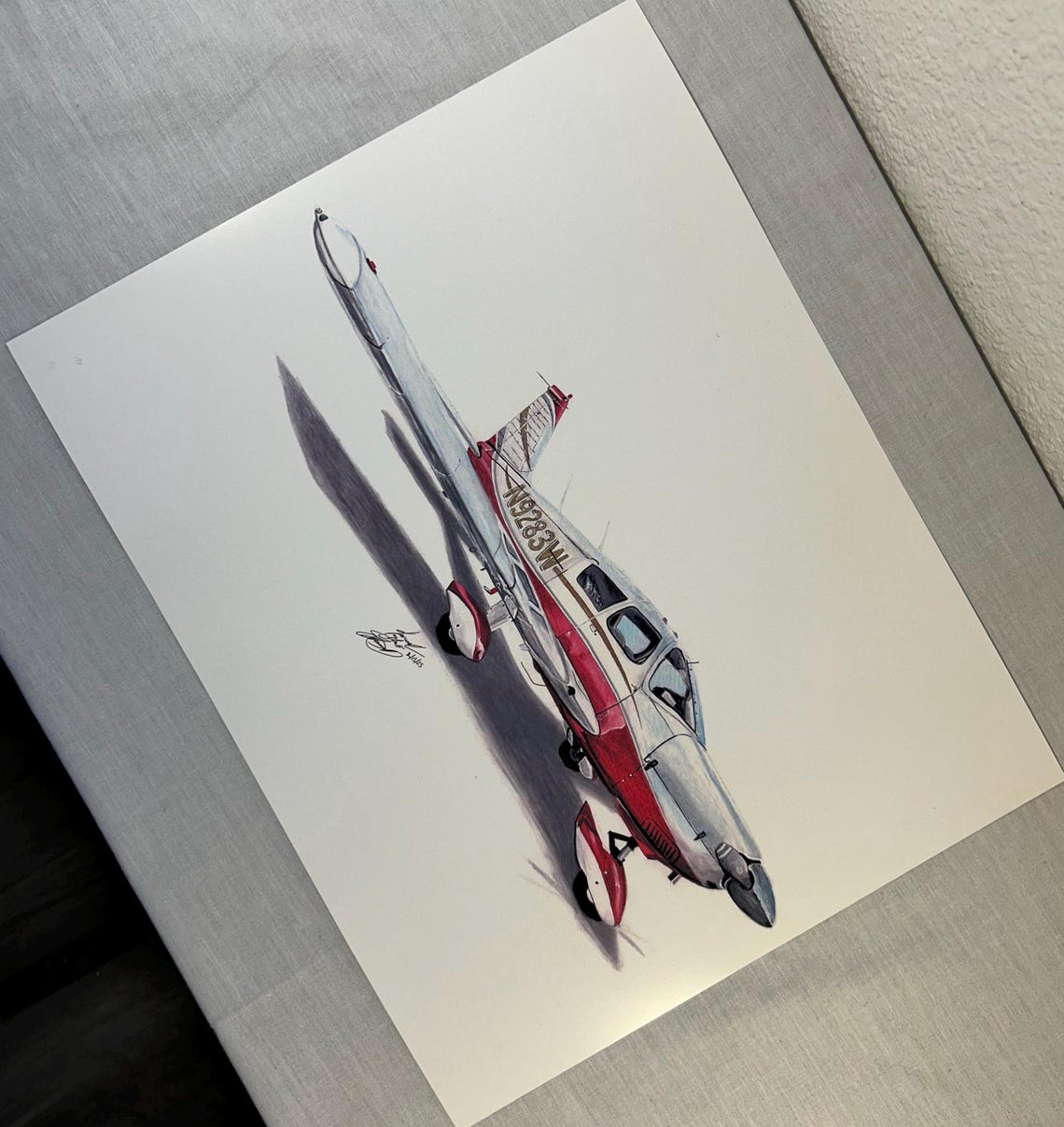 Piper Cherokee Print: Prismacolor Pencil Drawing (11x14) - Etsy
