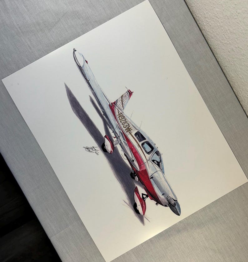 Piper Cherokee Print: Prismacolor Pencil Drawing (11x14) - Etsy