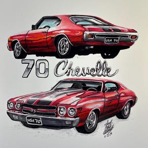 1970 Chevy Chevelle SS - Etsy
