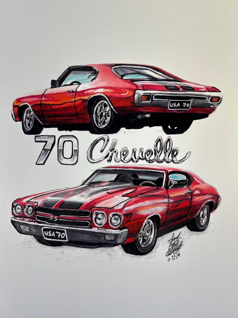 1970 Chevy Chevelle SS - Etsy