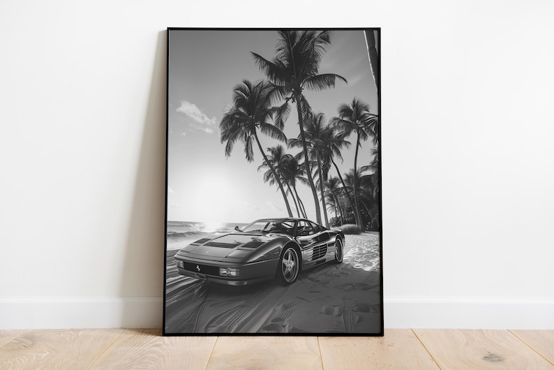 Vintage Ferrari Poster, Vintage Ferrari Print, Ferrari Wall Art ...