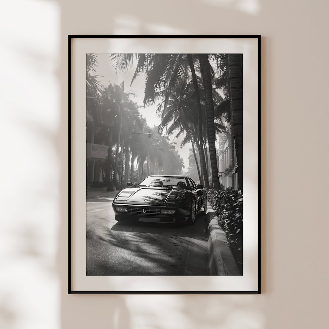 Vintage Ferrari Poster, Vintage Ferrari Print, Ferrari Wall Art ...