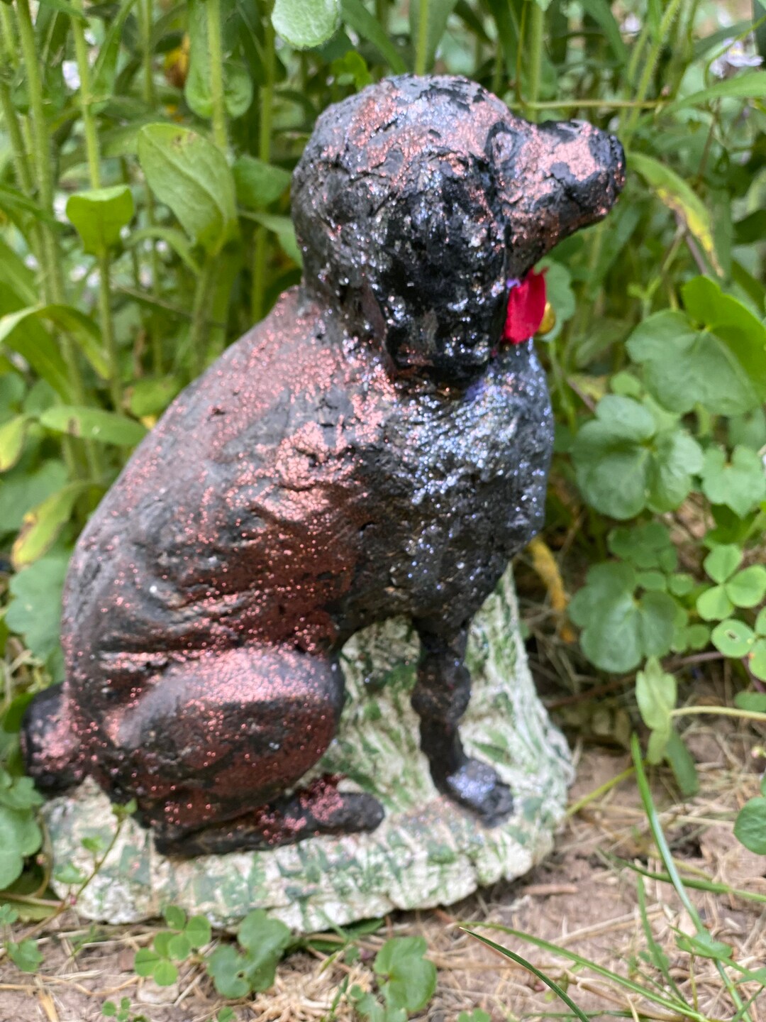 Poodle French Poodle Golden Doodle Black Dog Teena Flanner Original ...