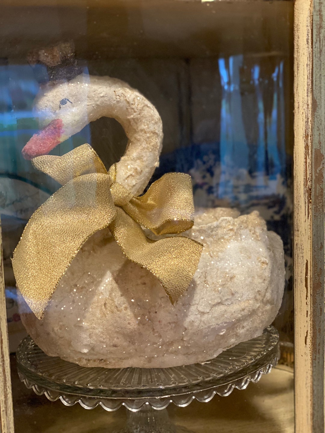 Swan Paper Mache Teena Flanner Original - Etsy