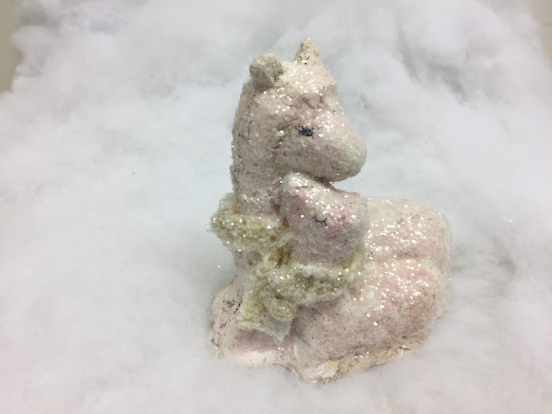 Llama Teena Flanner Paper Mache Papier Mache Original Mother and Baby ...